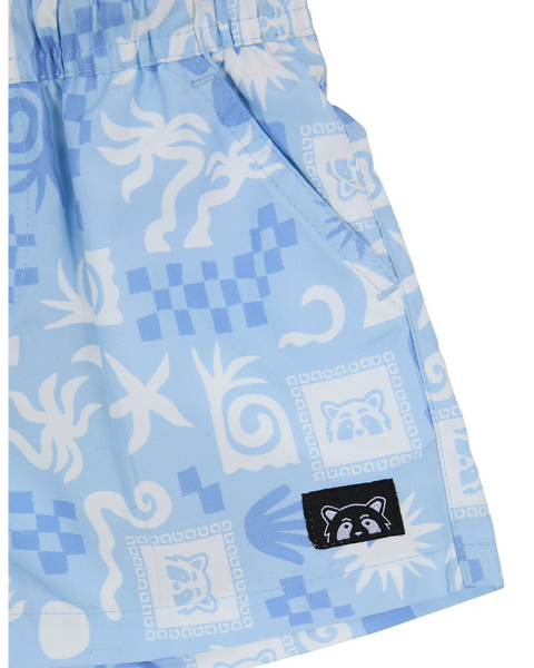 Animal Crackers Sandy Days Short - Blue – Husk Him Her