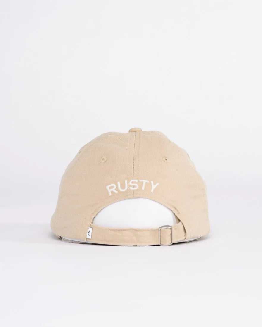 Rusty Stronger Adjustable Cap- Oatmilk – Husk Him Her